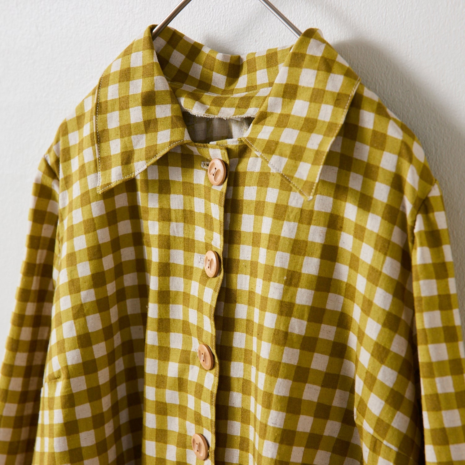 [Fabric Sample] Gin-gam Check Linen Cotton Sheeting TC-1048-1 – Kokka ...