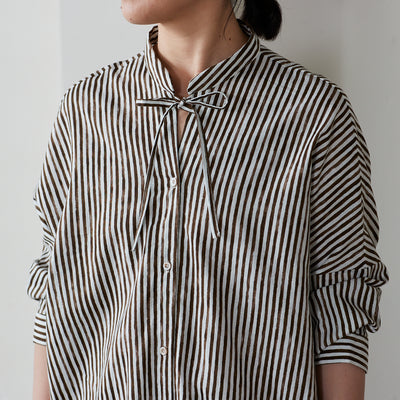 Shima Shima Stripe Linen Cotton Sheeting | Kokka Fabrics