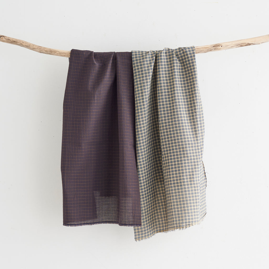 Yarn Dyed Craft Washer Mini Check Cotton Dobby | Kokka Fabrics