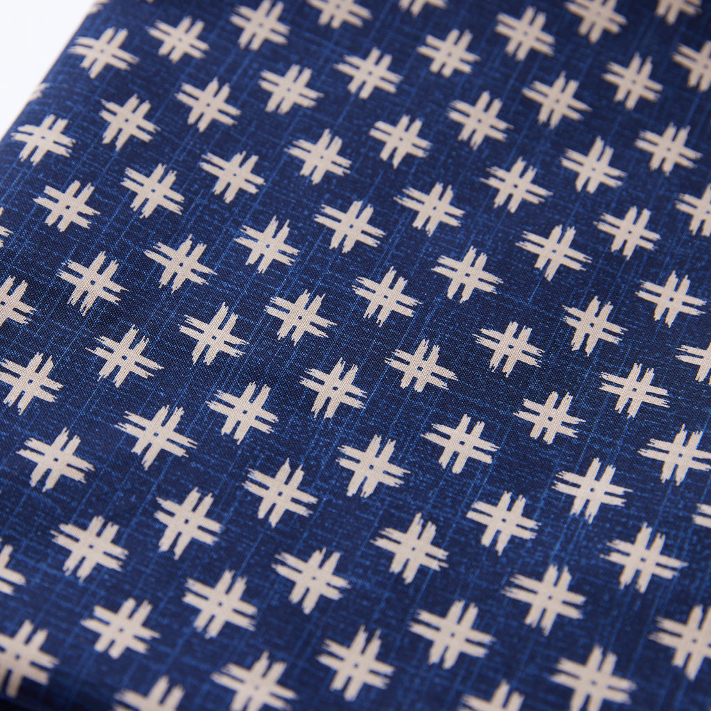 Igeta Cross Cotton Broadcloth | Kokka Fabrics