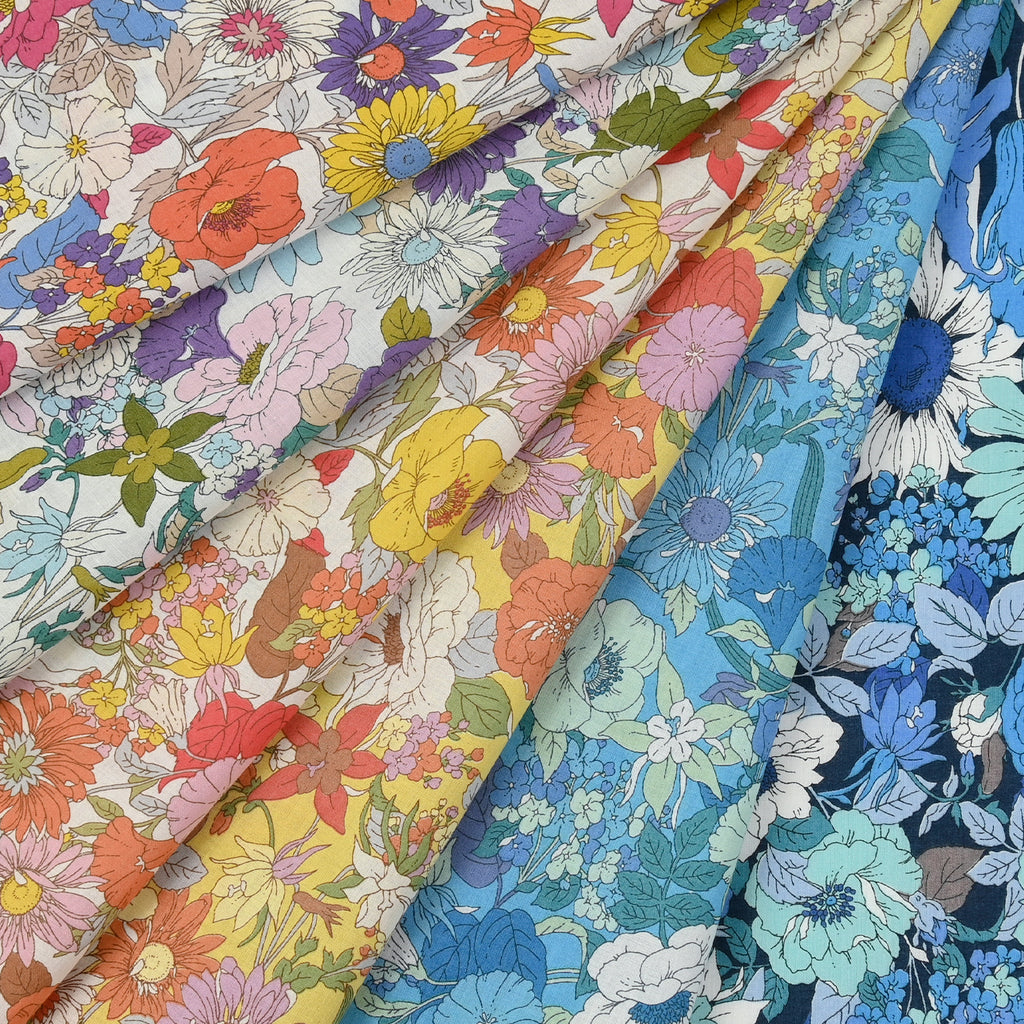 Flownny Summer Flowers Cotton Lawn | Kokka Fabrics